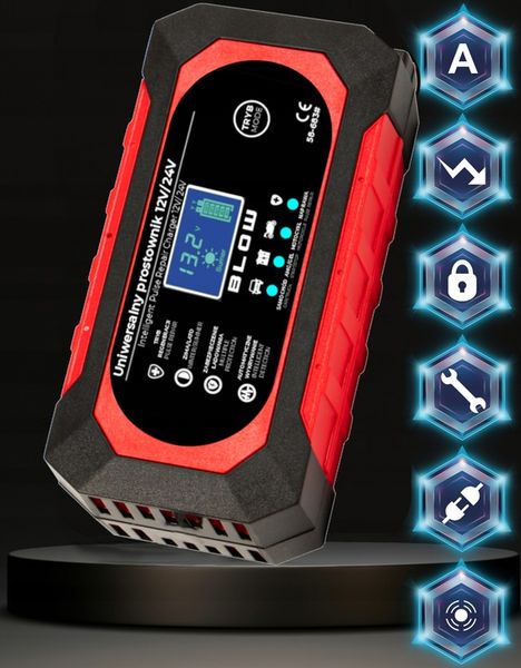 Kup AUTOMATYCZNY INTELIGENTNY PROSTOWNIK ŁADOWARKA AKUMULATORA LCD 24V ...