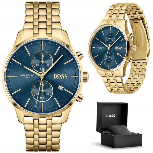 Kup ZEGAREK MĘSKI HUGO BOSS 1513841 ASSOCIATE + PUDEŁKO NA PREZENT ...