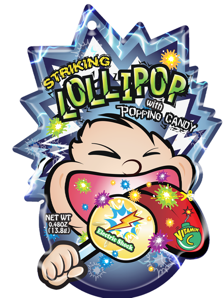 Lizak z proszkiem strzelającym Popping Candy Electric Shock 13,8g ...