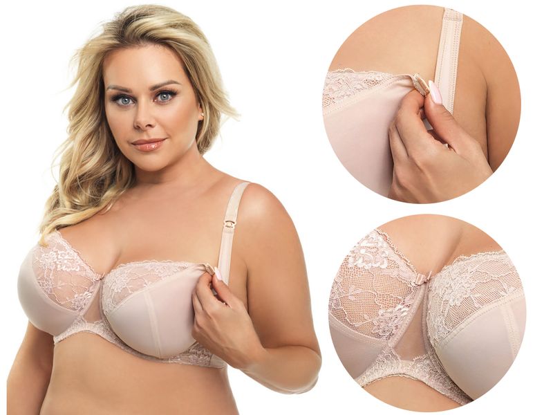 Biustonosz do karmienia GORSENIA MK15 AMY Beż 75F - Arena.pl