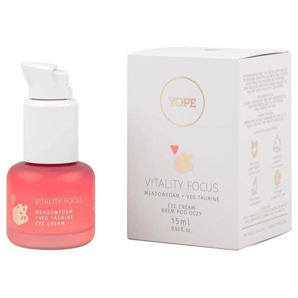 Kup Yope - Vitality Focus krem pod oczy Piana Łąkowa + Wege Tauryna ...