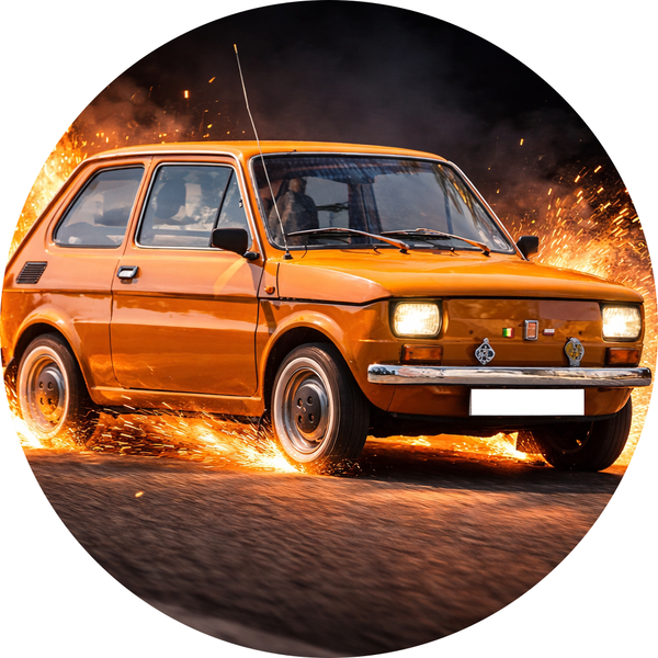 Kup Opłatek na tort Fiat 126 p Maluch Fiacik Samochód Auto na arena.pl ...