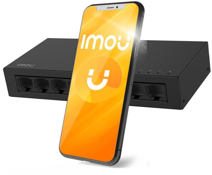 Switch Imou 8-portowy SF108 metalowa obudowa 100Mbps - Arena.pl