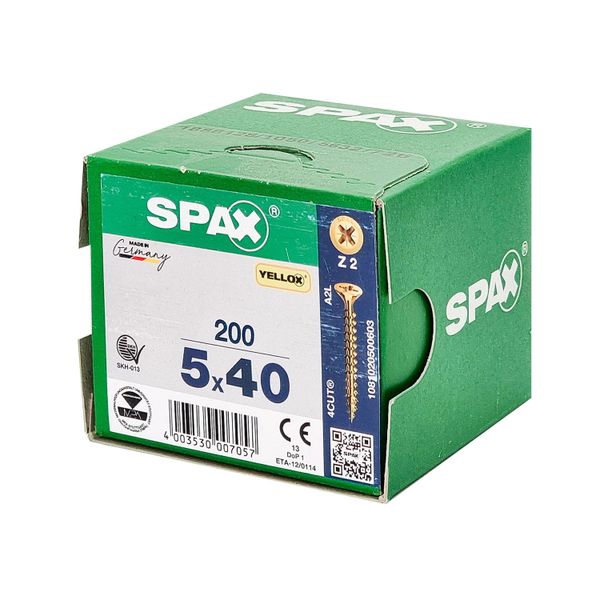 Wkręty uniwersalne SPAX 5.0 x 40 200 szt. PZ2 - Arena.pl