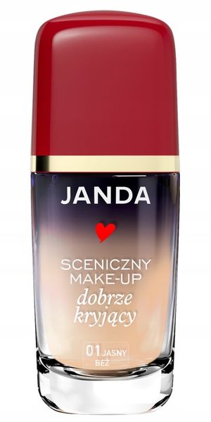 Kup JANDA Make-up sceniczny kryjący 01 j.beż Fluid Bez efektu maski ...