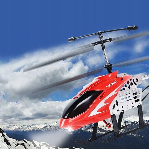 Kup HELIKOPTER ZDALNIE STEROWANY SAMOLOT RC ŚMIGŁOWIEC PILOT Led DUŻY ...