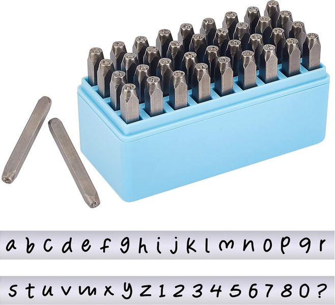 Stemple Stalowe Wybijaki 3Mm 36Szt Litery Cyfry - Arena.pl