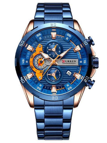 ZEGAREK MĘSKI CURREN 8402 CHRONOGRAF (zc029d) +BOX - Arena.pl