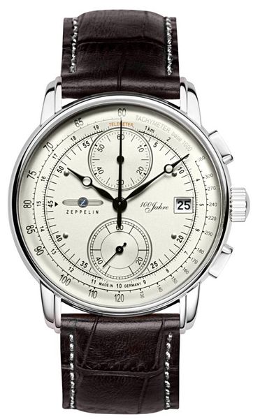 zegarek męski zeppelin 100 yahre chronograph 8670-1 + box - Arena.pl