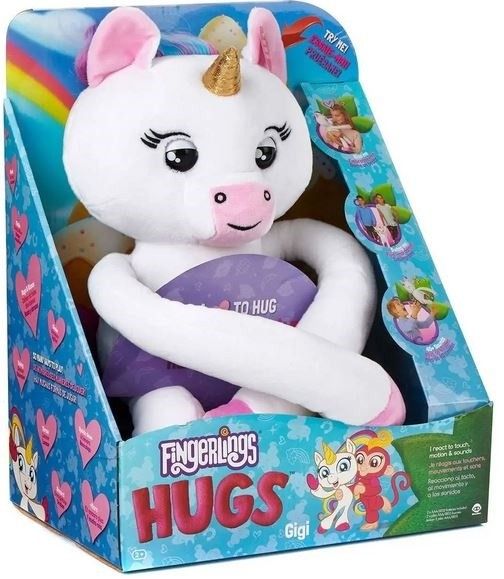 Fingerling Hugs Gigi interaktywny pluszowy jednorożec mówi - Arena.pl