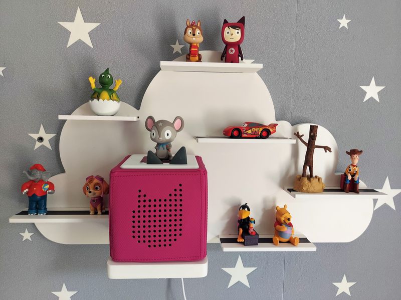 Regał Ekspozytor na audiofigurki Toniebox Tonies bajki niemieckie audio ...