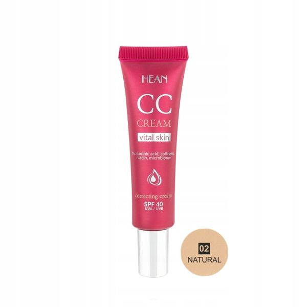 HEAN CC Cream Vital Skin Krem koloryzujący CC 02 - Arena.pl