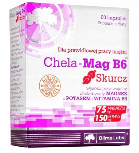 Olimp Chela-Mag B6 Skurcz 60 kapsułek Magnez Potas - Arena.pl