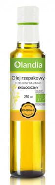 Olej rzepakowy tłoczony na zimno bio 250 ml - olandia - Arena.pl