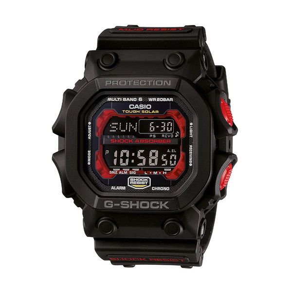 Zegarek CASIO GXW561AER. Słoneczny, Kolor czerwony. Unisex. - Arena.pl