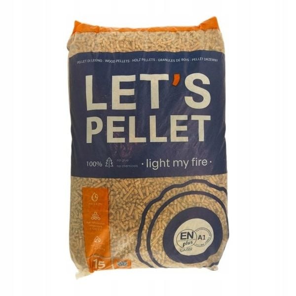 Kup Pellet drzewny iglasty 15kg ENplus A1 Żwirek Drewniany LET'S PELLET ...