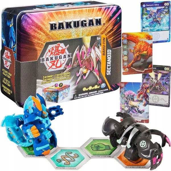 Kup BAKUGAN PUSZKA BAKU-TIN 2 FIGURKI DARKUS SECTANOID na arena.pl i ...
