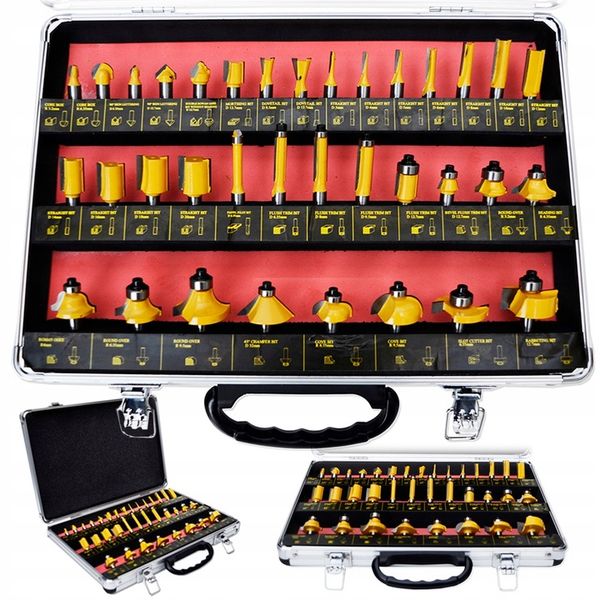 FREZY KSZTAŁTOWE DO DREWNA 35 el FREZ DO FREZARKA - Arena.pl