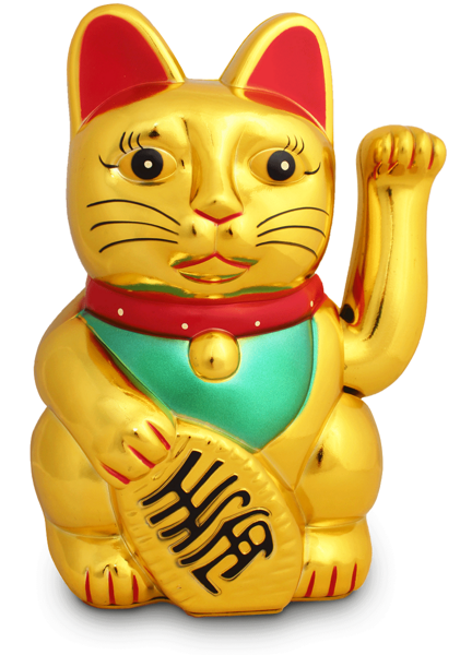 Kup Maneki neko, japoński kot szczęścia 30cm na arena.pl i ciesz się ...