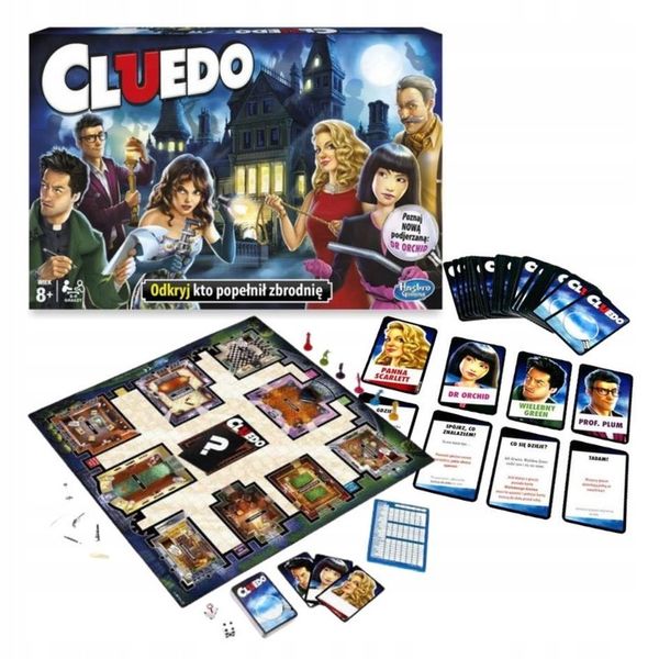 Kup CLUEDO kultowa gra planszowa detektyw kludo cludo Nowa edycja ...