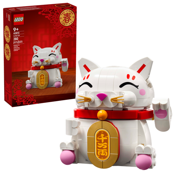 Kup LEGO ICONS Japoński kot szczęścia Maneki Neko dekoracja 40813 na ...