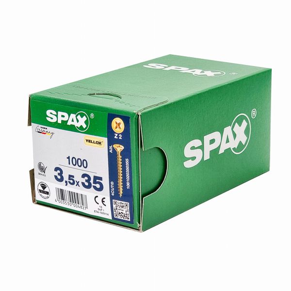 Wkręty uniwersalne SPAX 3.5 x 35 1000 szt. PZ2 - Arena.pl