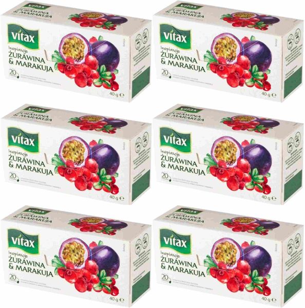 Kup (x6) VITAX Inspirations Żurawina Marakuja 20tb na arena.pl i ciesz ...