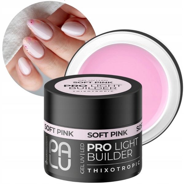 Kup Żel budujący do paznokci Palu Pro Light Builder Soft Pink jasny ...