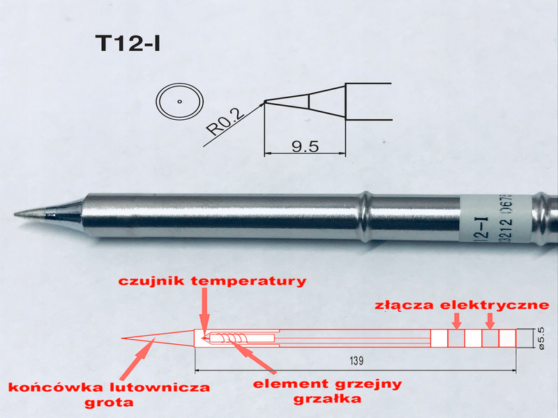 Grot stacji lutowniczej Bakon Hakko T12-I - Arena.pl