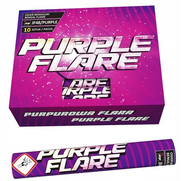 Kup Flara meczowa raca morska stadionowa PURPUROWA JF48/PURPLE Jorge 10 ...