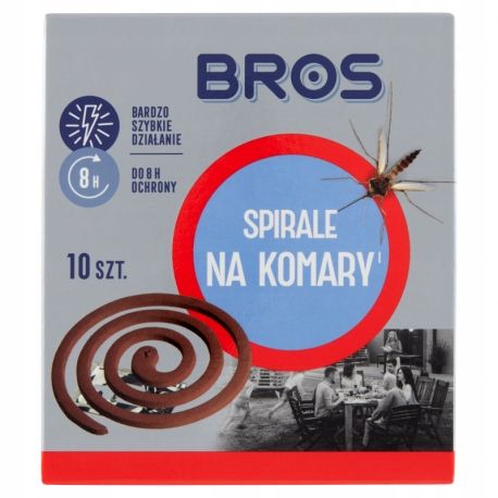 10x SPIRALA ODSTRASZACZ NA KOMARY MESZKI BROS - Arena.pl