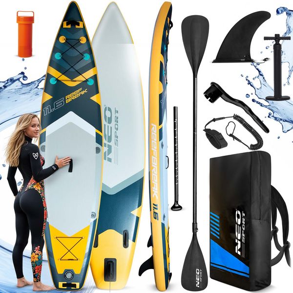 Kup Deska SUP Reefbreak 350 x 81 x 15 cm Neo-Sport 170106 na arena.pl i ...