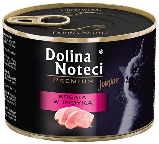Dolina Noteci Premium Kot Junior Bogata w indyka puszka 185g - Arena.pl