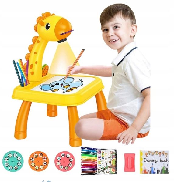 PROJEKTOR DO RYSOWANIA MALOWANIA STOLIK TABLICA RZUTNIK ŻYRAFA 24 ...