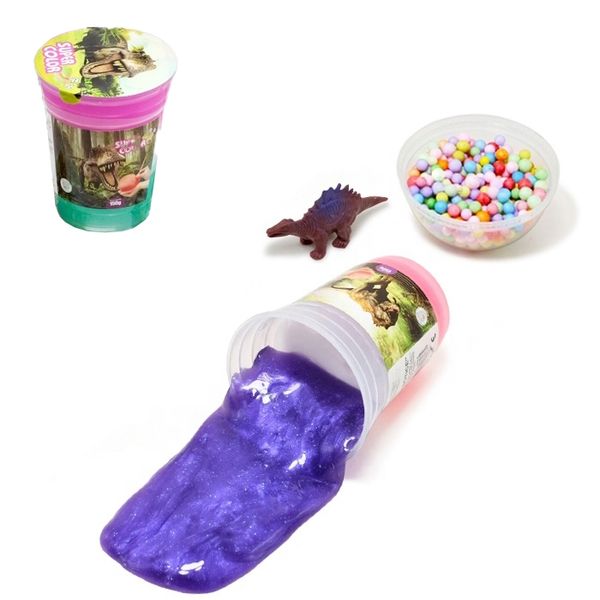 MASA MAGICZNA SLIME Z KULKAMI I FIGURKĄ ZABAWKA DLA DZIECI - Arena.pl