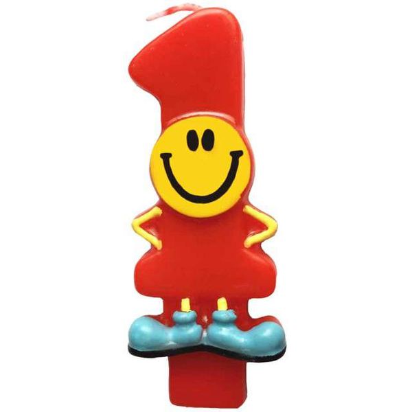 Świeczka na tort "1 emotka", Arpex - Arena.pl