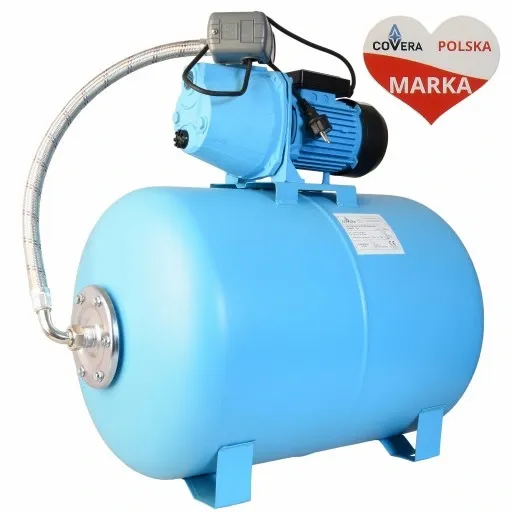 HYDROFOR 100L ZBIORNIK DO WODY POMPA HYDROFOROWA JET 100S ZESTAW COVERA ...