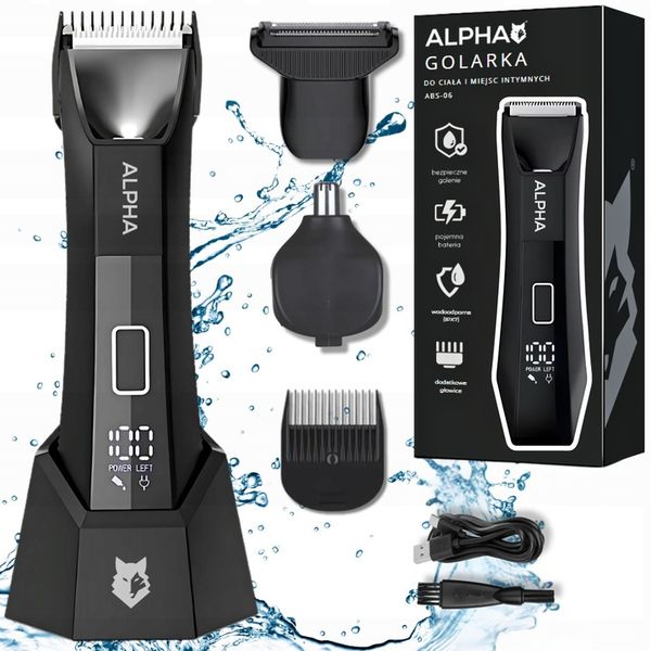 Trymer Do Golenia Miejsc Intymnych 3w1 Maszynka Do Strzyżenia Włosów Brody - Arena.pl
