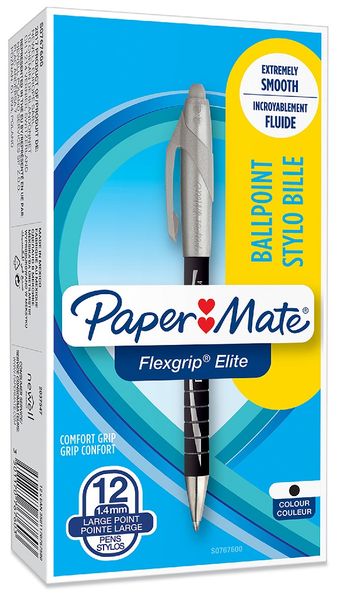 Kup DŁUGOPIS FLEXGRIP ELITE BP CZARN 1,4MM A'12 7580 na arena.pl i ...
