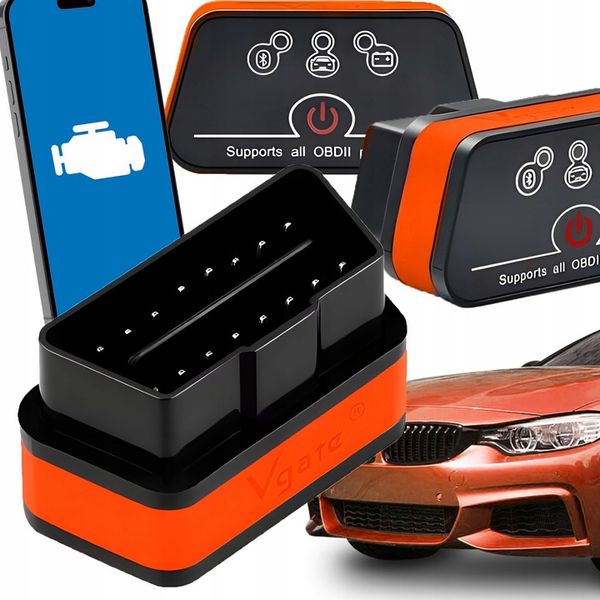 INTERFEJS DIAGNOSTYCZNY OBD2 BLUETOOTH TESTER ANDROID iOS WINDOWS ...