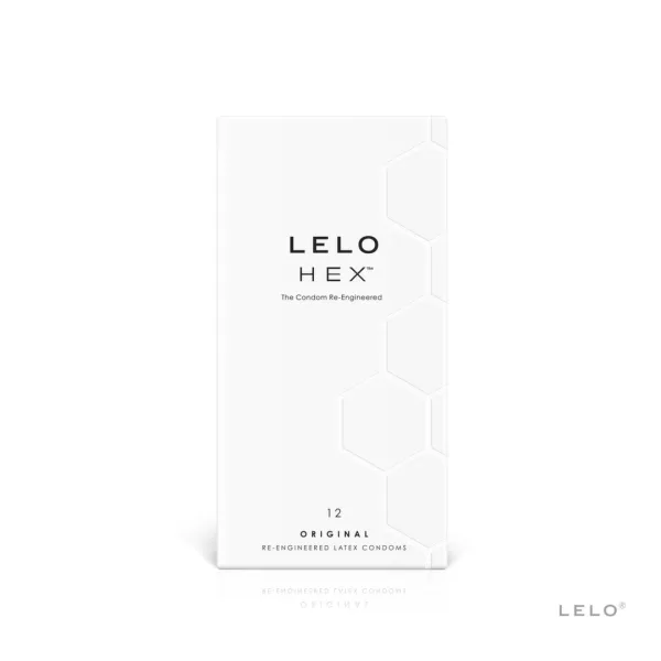 lelo hex original 12 szt. prezerwatywy o strukturze heksagonalnej ...