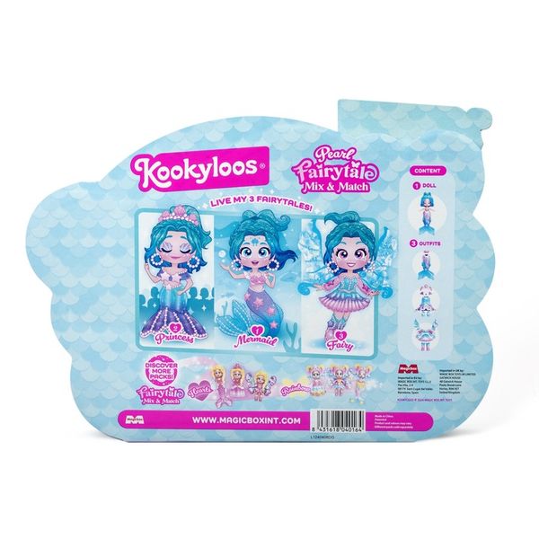 Kup KOOKYLOOS Fairytale Mix & Match lalka Princess Pearl Mermaid z 3 ...