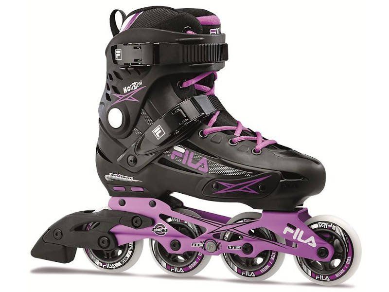 Rolki Fila MADAME HOUDINI 80 Black Purple 2021 39 - Arena.pl