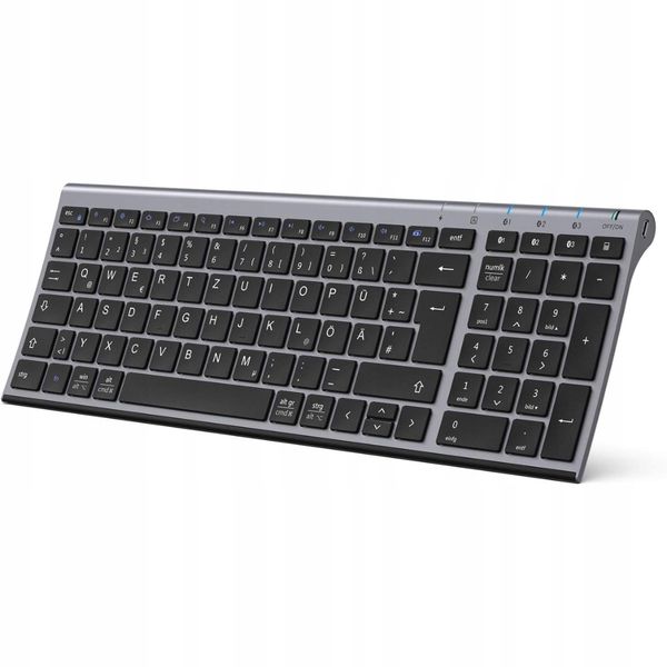 Kup iClever BK10 Bezprzewodowa klawiatura Bluetooth, ultra cienka ...