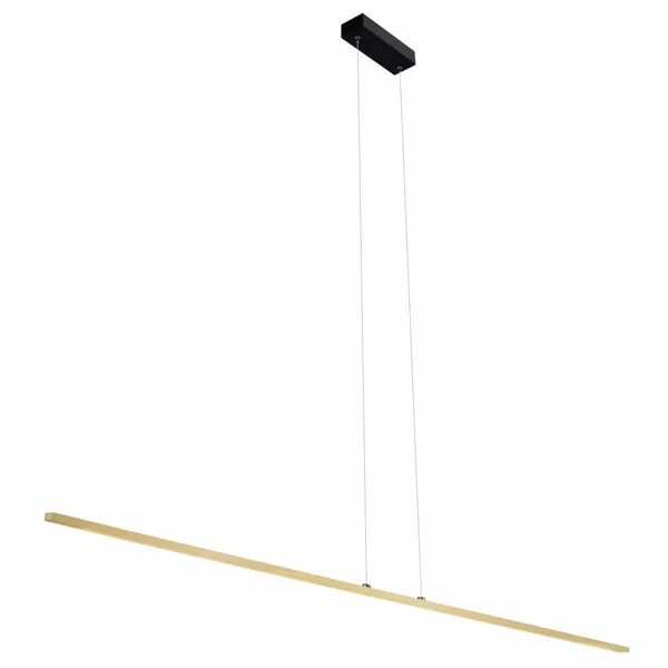 Lampa wisząca EBORA 8247 LED AMPLEX listwa złota czarna - Arena.pl