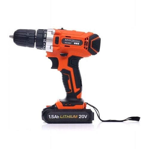 Kup Wkrętarka wiertarka akumulatorowa 20v li-ion 2x aku lcd walizka ...