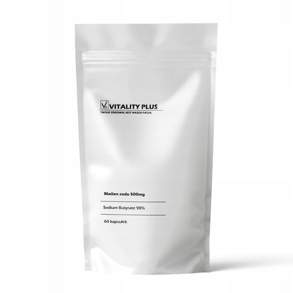 Kup MAŚLAN SODU 60 kapsułek Sodium Butyrate 98% 500 mg - Jelita ...