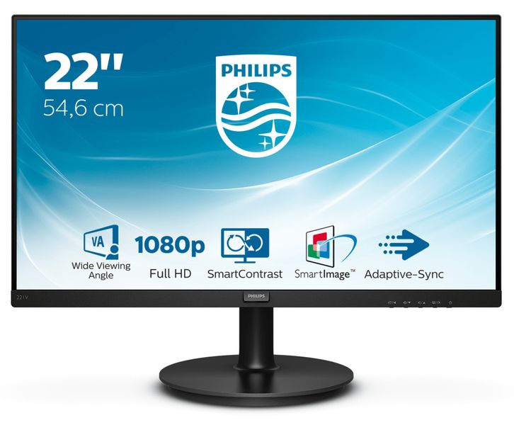 PHILIPS Monitor 21,5 cali 221V8 VA HDMI - Arena.pl