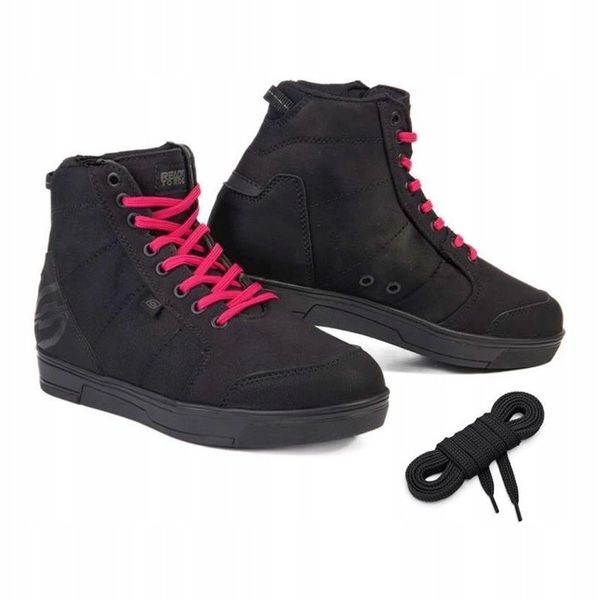 Kup Buty motocyklowe OZONE TOWN BLACK/PINK GRATISY na arena.pl i ciesz ...