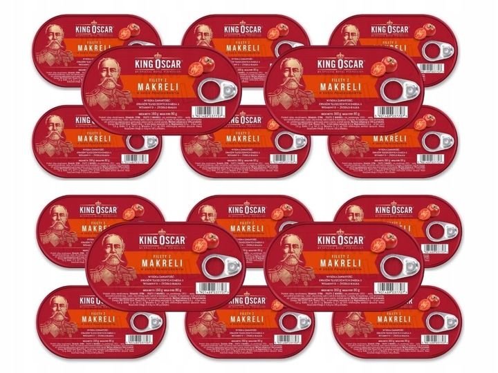 Kup KING OSCAR Filety z makreli w sosie pomidorowym 160 g x16szt na ...